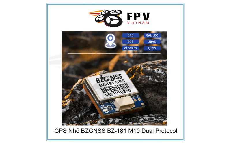 GPS Nhỏ BZGNSS BZ-181 M10 Dual Protocol